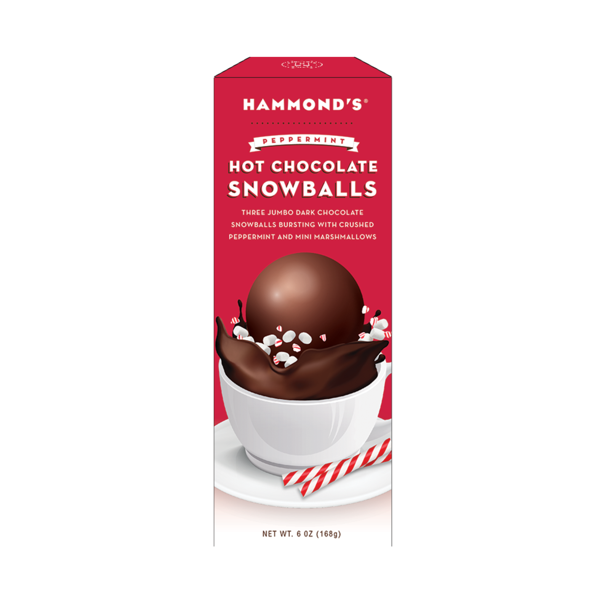 Hammond's Peppermint Hot Chocolate Snowballs, 6 oz – Eastern Sequoia